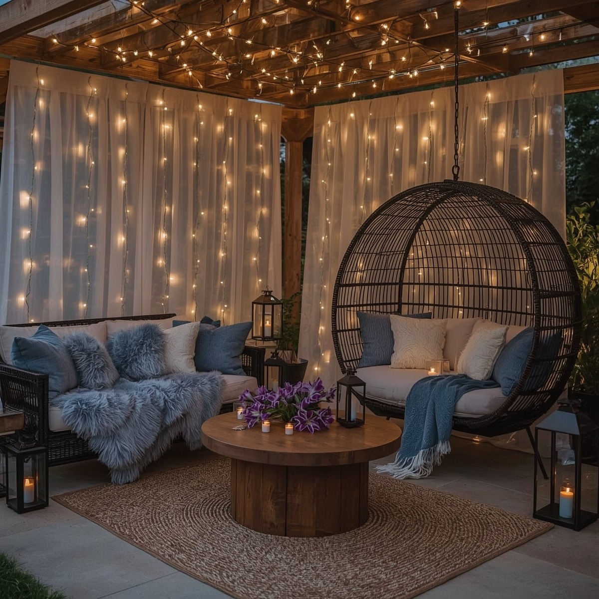 Best tips for an inexpensive and romantic outdoor design