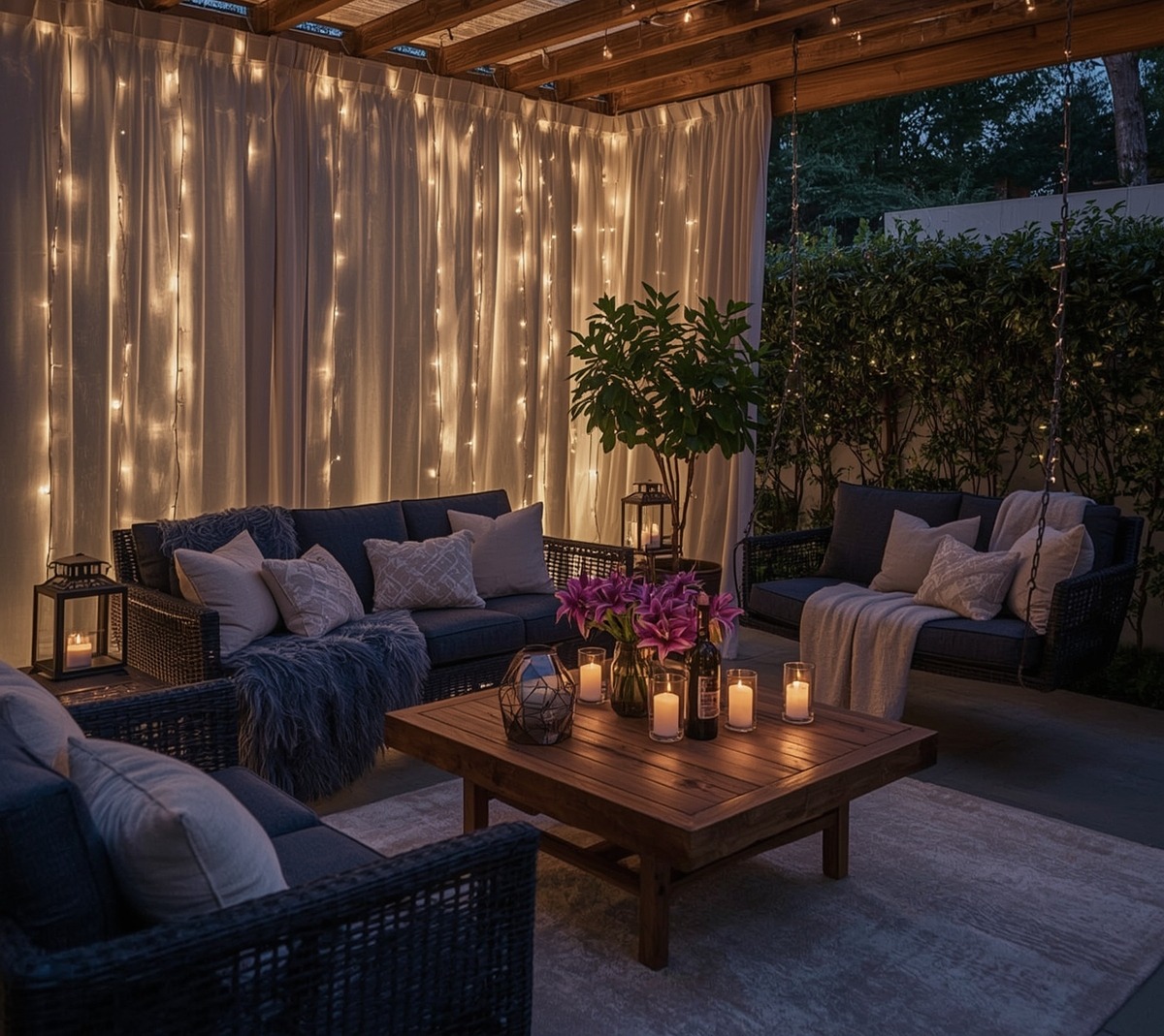 Best tips for an inexpensive and romantic outdoor design