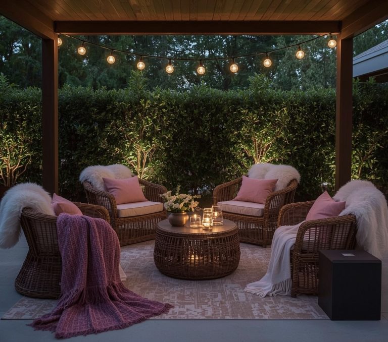 Best tips for an inexpensive and romantic outdoor design
