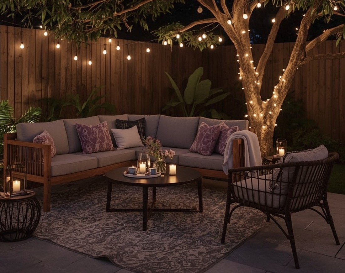 Best tips for an inexpensive and romantic outdoor design