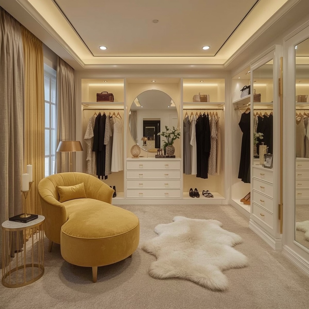 Essentials for a chic and affordable dressing room decor