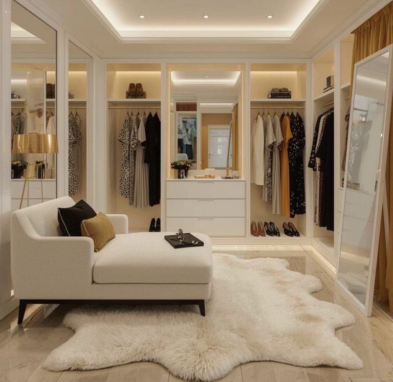 Essentials for a chic and affordable dressing room decor