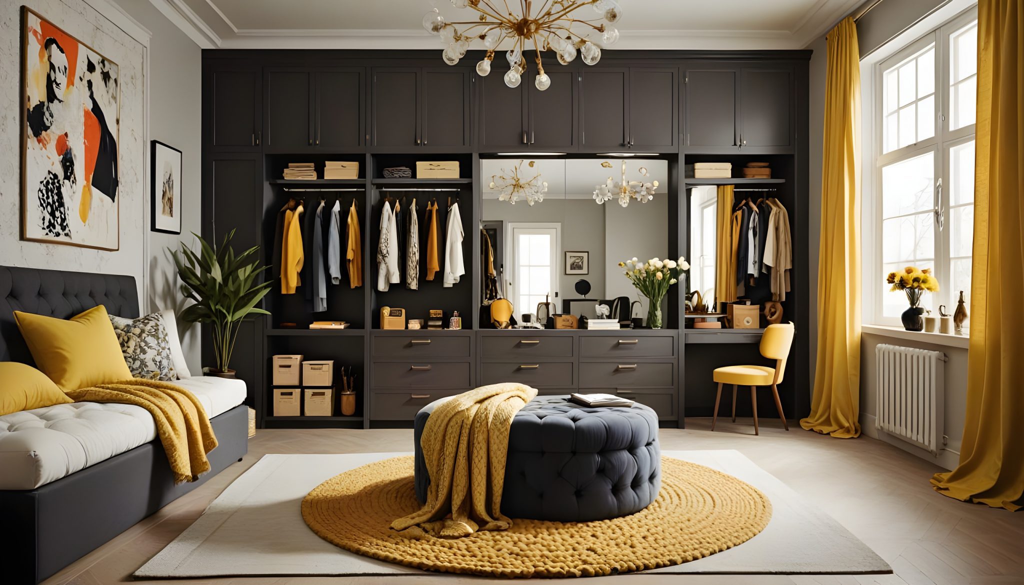 Essentials for a chic and affordable dressing room decor